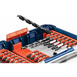 BOSCH SDMS32 32-Piece Assorted Impact Tough Screwdriving Custom Case System Set for Screwdriving Applications