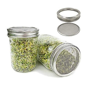 Mason Jar Liquor/Oil Pour Spout Dispenser, Sprouting Mason Jar Lid,Shaker Lid Shaker Dry Rub Lid - Cocktail, Mix Spices, Dredge Flour, Sugar Pack of 6