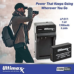 Ultimaxx Advanced Bundle + Canon EOS R10 Mirrorless Camera (Body Only) + Canon 100s Sling Camera Backpack, SanDisk 64GB Ultra SDXC, Replacement Battery, Ultra Bright LED Video Light& More(26pc Bundle)