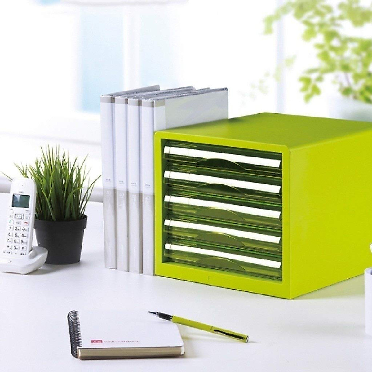 LEYT Flat File Cabinet with 5 Drawers for A4 File Storage