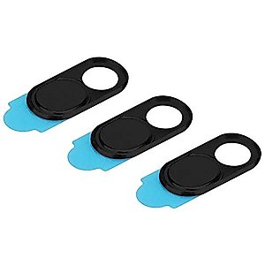 Valentine's Day PresentAndraw Easy to Install Webcam Protect Sticker, Camera Protect Sticker, for Phone Smartphone Len(Black)