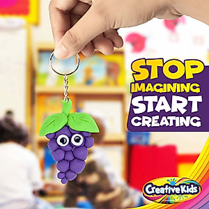 Creative Kids 2 in 1 Arts & Crafts Kit Set for Kids – Make Your Own Bouncy Ball Kit + Air Dry Clay Craft Kit – Party Favor Arts Crafts Activities Gifts Toys for Kids Boys Girls Age 4+