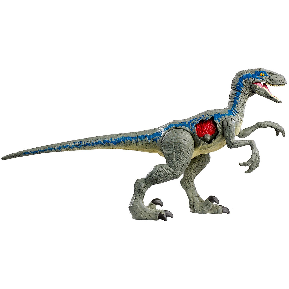 JURASSIC WORLD BATTLE DAMAGE Velociraptor Blue