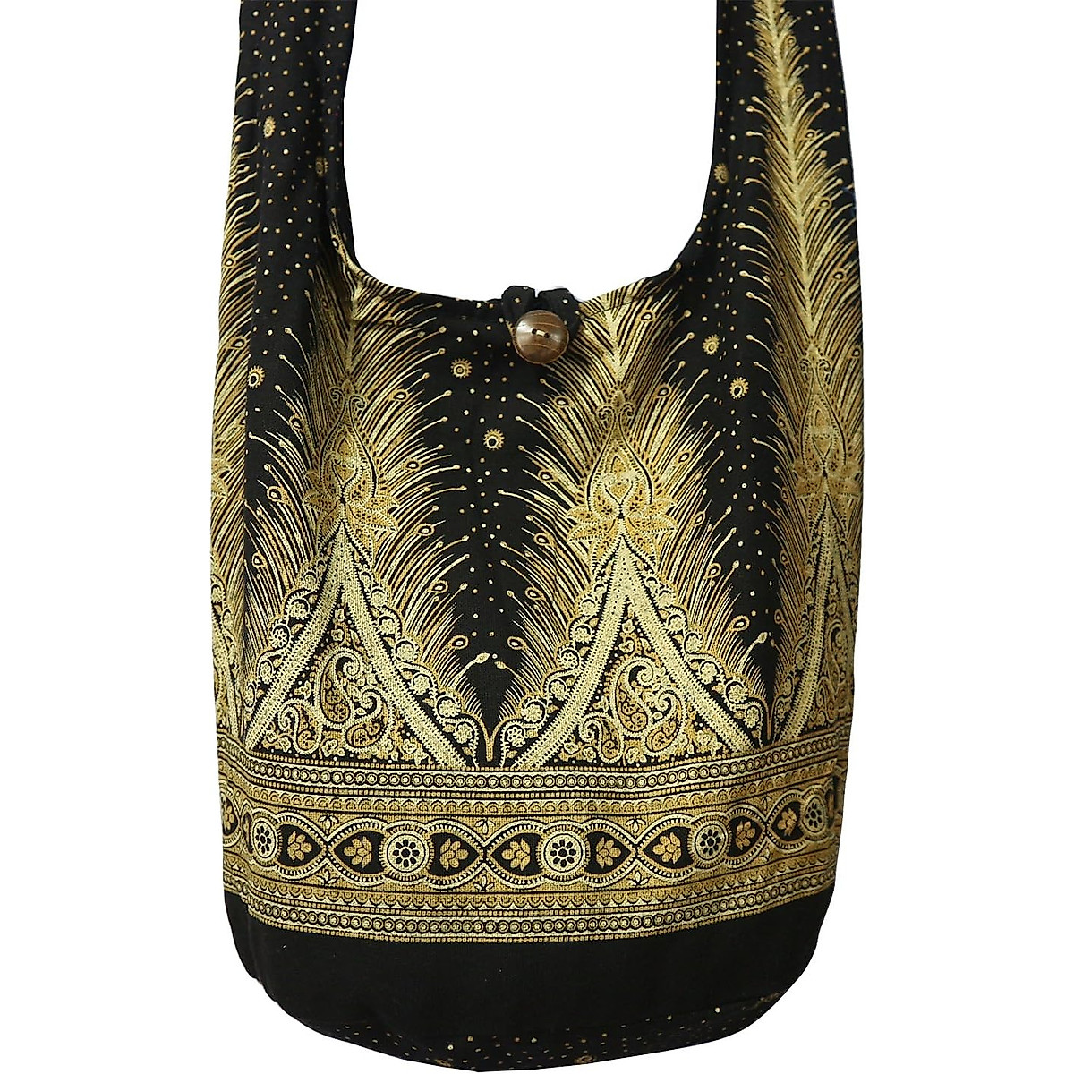 Hippie Boho New Elephant Crossbody Bohemian Gypsy Sling Bag Shoulder Bag Large Size