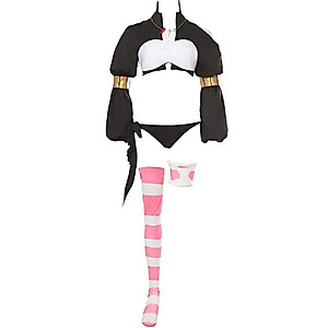 Nsoking That Time I Got Reincarnated as a Slime Cosplay Costume Milim Nava Outfit (Small, Black)