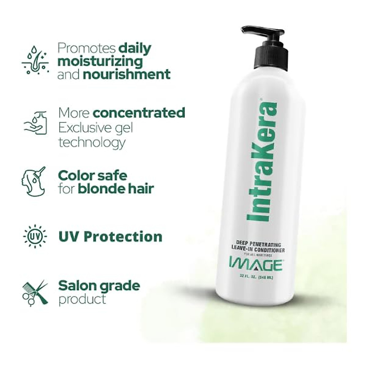 Image Leave-In Conditioner for Frizzy, Curly, and Straight Hair - Stop Washing your Hair Every Day - Keratin Replenisher - Detangler for Dry or Damaged Hair, 1 pounds, Bottle