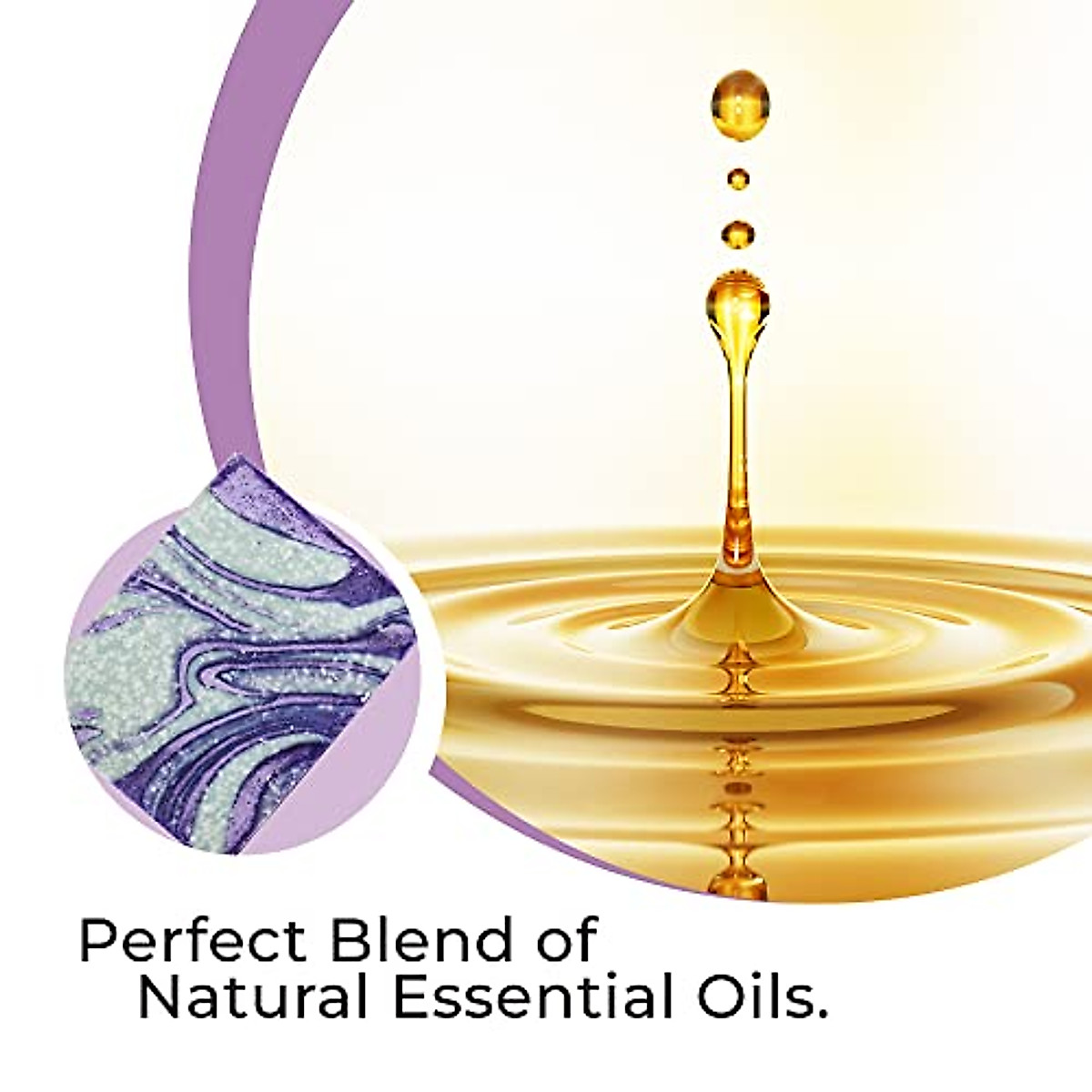 Dollylocks Organic Shampoo Bar for Dreadlocks, Vegan Shampoo with Coconut Oil, Essential Oils, Sea Salt, Plant-Based Shampoo Bars for Hair, Residue Free and Cruelty Free - (4.5oz) Lavender Sky