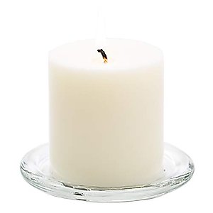 Richland 3" X 3" Hand Poured Pillar Candle Light Ivory Set of 12