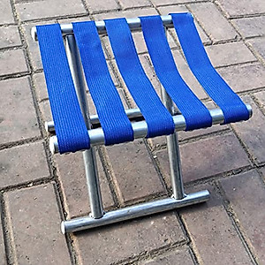 KUYYFDS Luggage Racks, Solid Luggage Rack Hotel Luggage Rack Luggage Rack, Hotel Room Foldable Metal Suitcase Holder, Luggage Rack Shelving Suitcase Backpack Saving Space