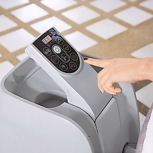 Bestway SaluSpa Cancun 71" x 26" Inflatable Hot Tub Round Portable Outdoor Spa with 120 AirJets and EnergySense Energy Saving Cover, Grey