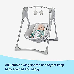 Graco® Slim Spaces™ Compact Baby Swing, Reign
