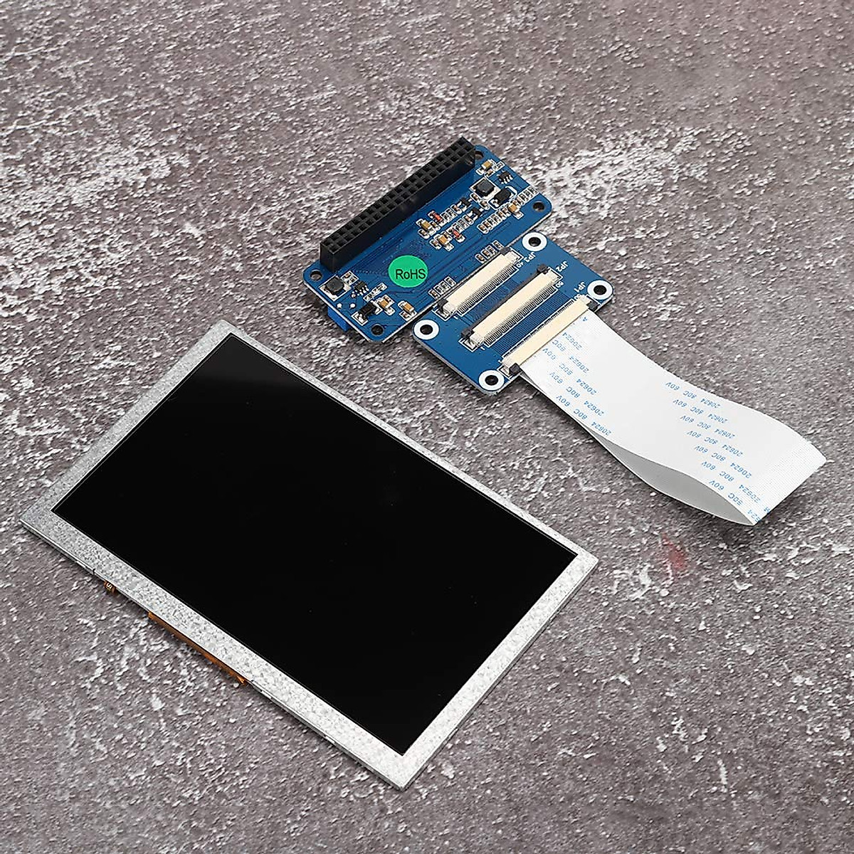 FastUU IPS Display for Raspberry Pi, 5in IPS Display Screen, Durable HD DIY 60HZ with Bracket for Raspberry Pi Series Board