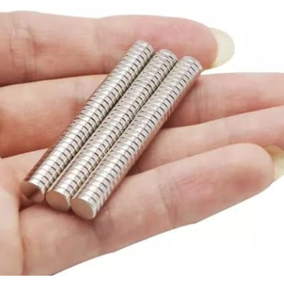 30 Pcs 5x3 mm Fine Clutter Small Magnets | Heavy Duty Magnets Fridge | Button Magnets | Small Magnets for Crafts | Mini Magnet | Small Circle Magnets | Bulk Magnets for Collars Whiteboard