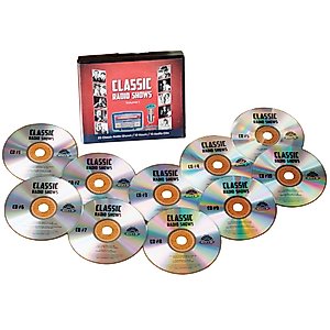 Collections Etc Classic 20-Program Radio Shows CD Sets - Volume 1
