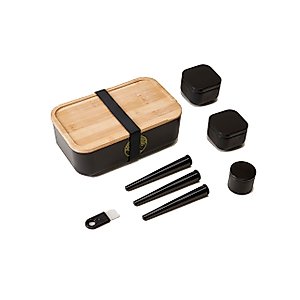 Misecrisa Stash Box with rolling tray - Air-Tight Storage Stash Box with Bamboo Tray - Portable Decorative Box for Herbs (8inch)