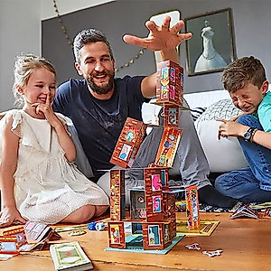 HABA Rhino Hero Super Battle - Exciting 3D Stacking Board Game for Kids & Adults, Fun Family Games, Stacking Card Games for Kids, Made in Germany