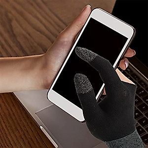 ARTIBETTER 1 Pair Gaming Gloves for Sweaty Hands Gamer Gloves for Cold Hands Mobile Phone Gaming Gloves Sweat Resistant Finger Covers