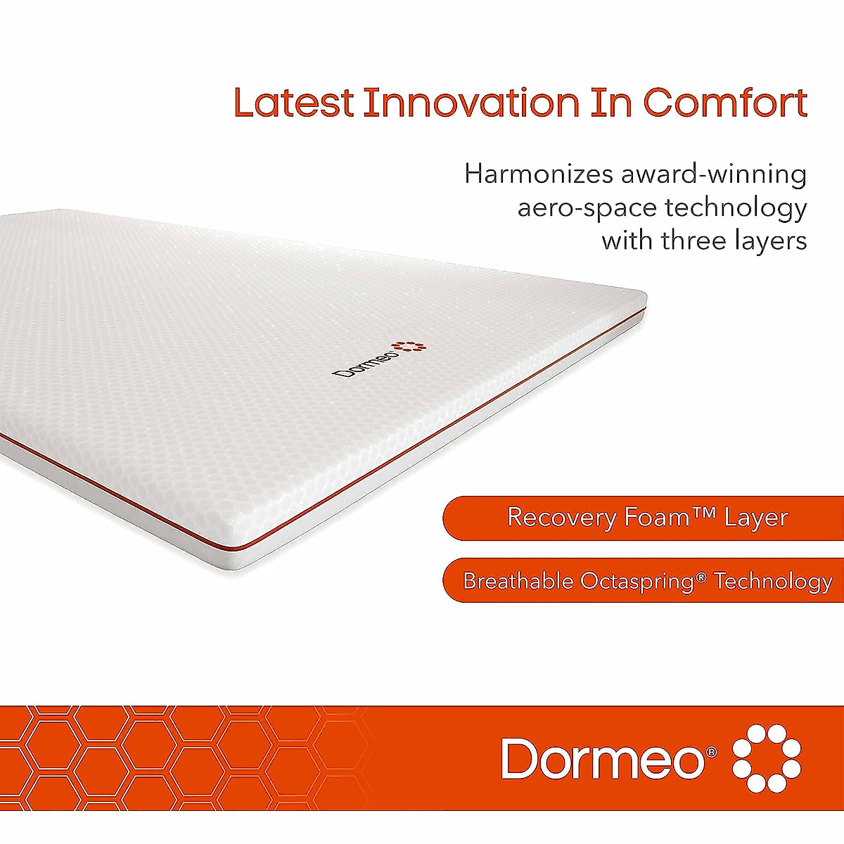 The Premium Mattress Topper by Dormeo (King) and True Evolution Pillow Bundle