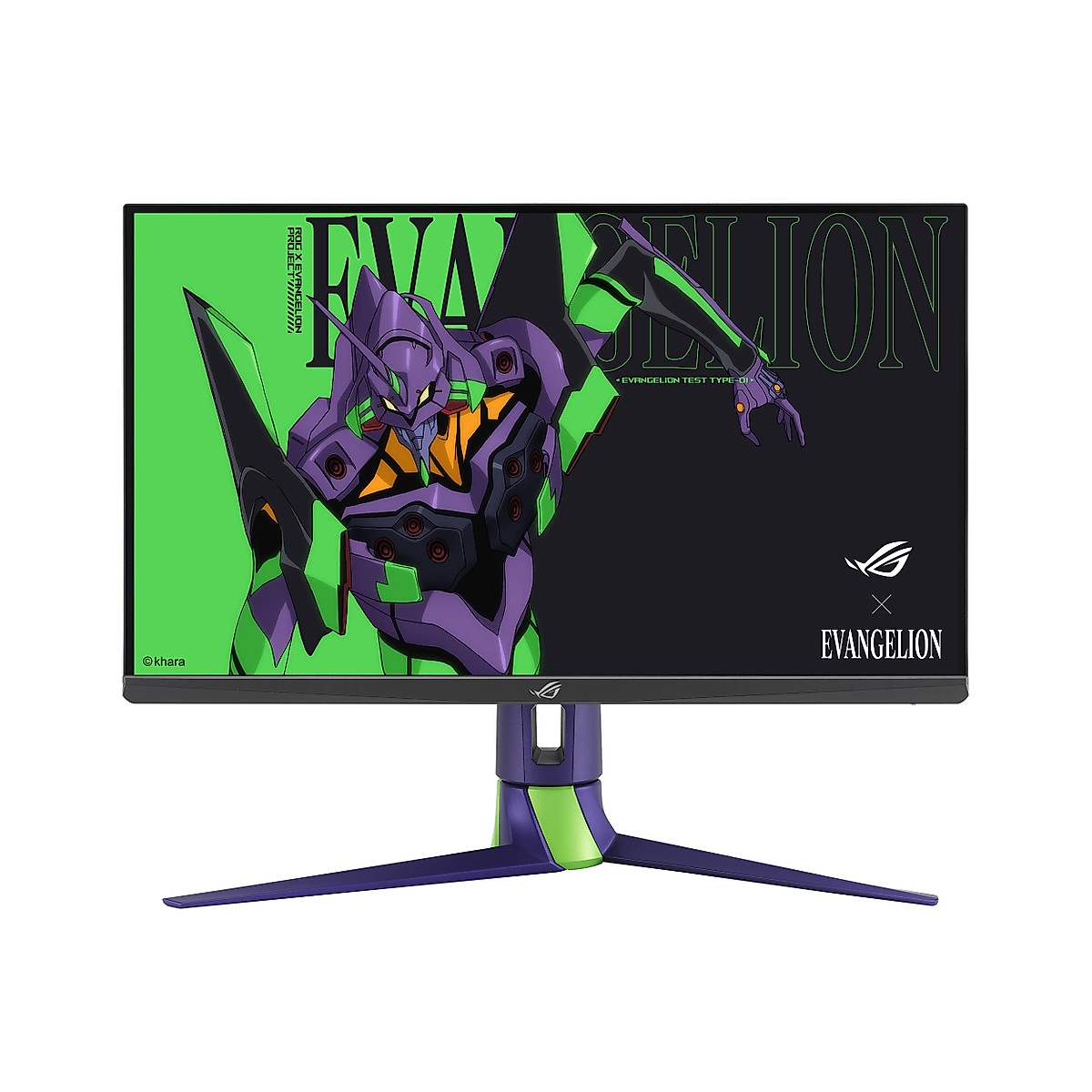 ASUS ROG Strix 27” 1440P EVA Edition HDR Gaming Monitor (XG27AQM-G) - QHD (2560 x 1440) & ROG Keris Wireless EVA Edition Gaming Mouse, Tri-Mode connectivity