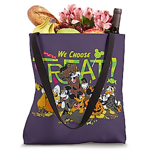 Disney Mickey and Friends We Choose Treat Halloween Tote Bag