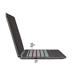 HP Chromebook 11 x 360 2-IN-1 11.6 inches (1366x768) TOUCHSCREEN, Celeron Dual-Core N3350, 32GB SSD, 4GB, Bluetooth, Webcam Chrome OS (GRAY) (Renewed)