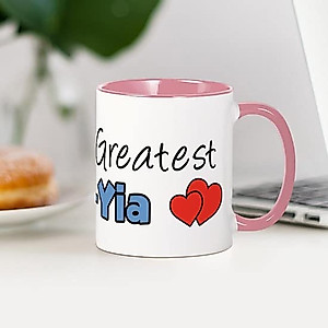CafePress World's Greatest Yia Yia Mug Ceramic Coffee Mug, Tea Cup 11 oz