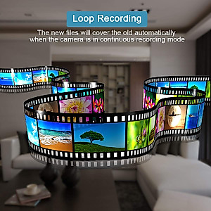 Hidden Spy Camera, Full HD Water Bottle Portable Camera, Video Recorder Support Motion Detection for Home, Office-No WiFi Needed (Blue)