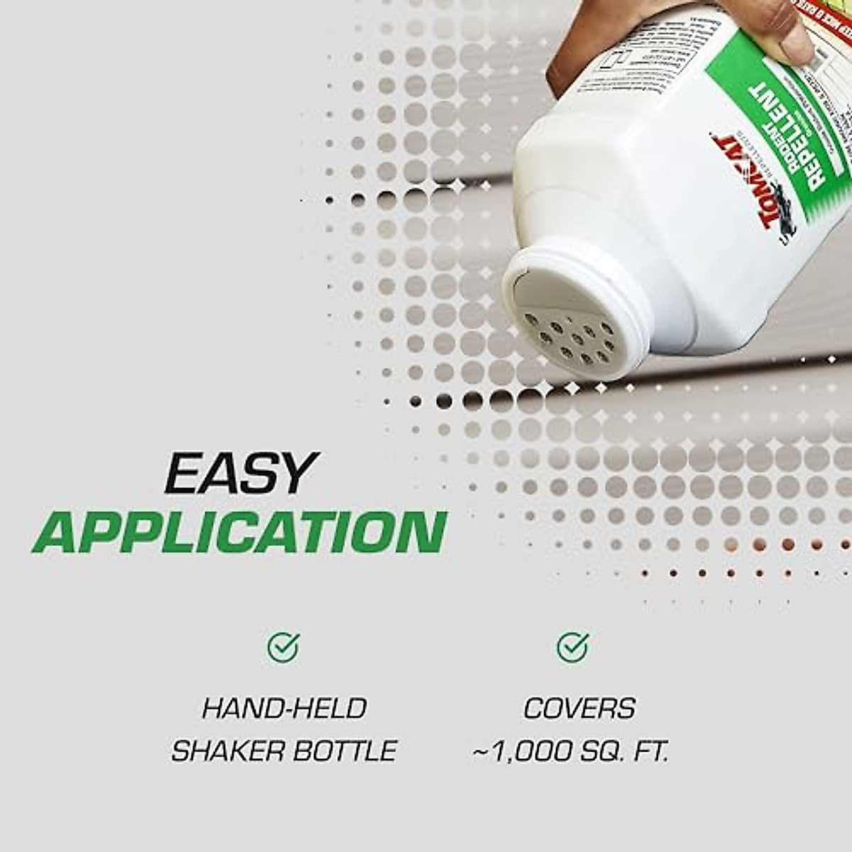 Tomcat Repellents Rodent Repellent Granules, For Outdoor Mouse and Rat Prevention, 2 lb.