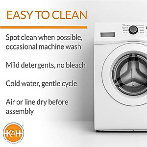 K&H PET PRODUCTS Indoor/Outdoor Superior Orthopedic Dog Bed Gray/Paw Large 35 X 46 X 4 Inches