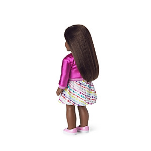 American Girl Truly Me 18-inch Doll #80 with Brown Eyes, Black Hair, and Very Deep Skin with Neutral Undertones, For Ages 6+
