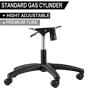 Topdeep 28" Swivel Chair Base Replacement, Office Chair Base, 350 Pounds Heavy Duty Gaming Chair Replacement Base with Bottom Plate Stand Cylinder and Casters