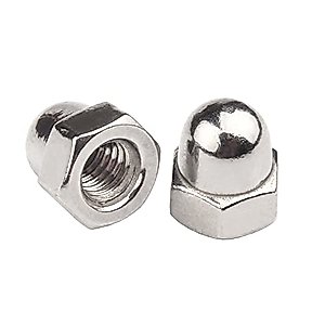 1/4"-20 Acorn Cap Nuts, Stainless Steel 18-8 (304) Acorn Cap Nuts, 50pcs
