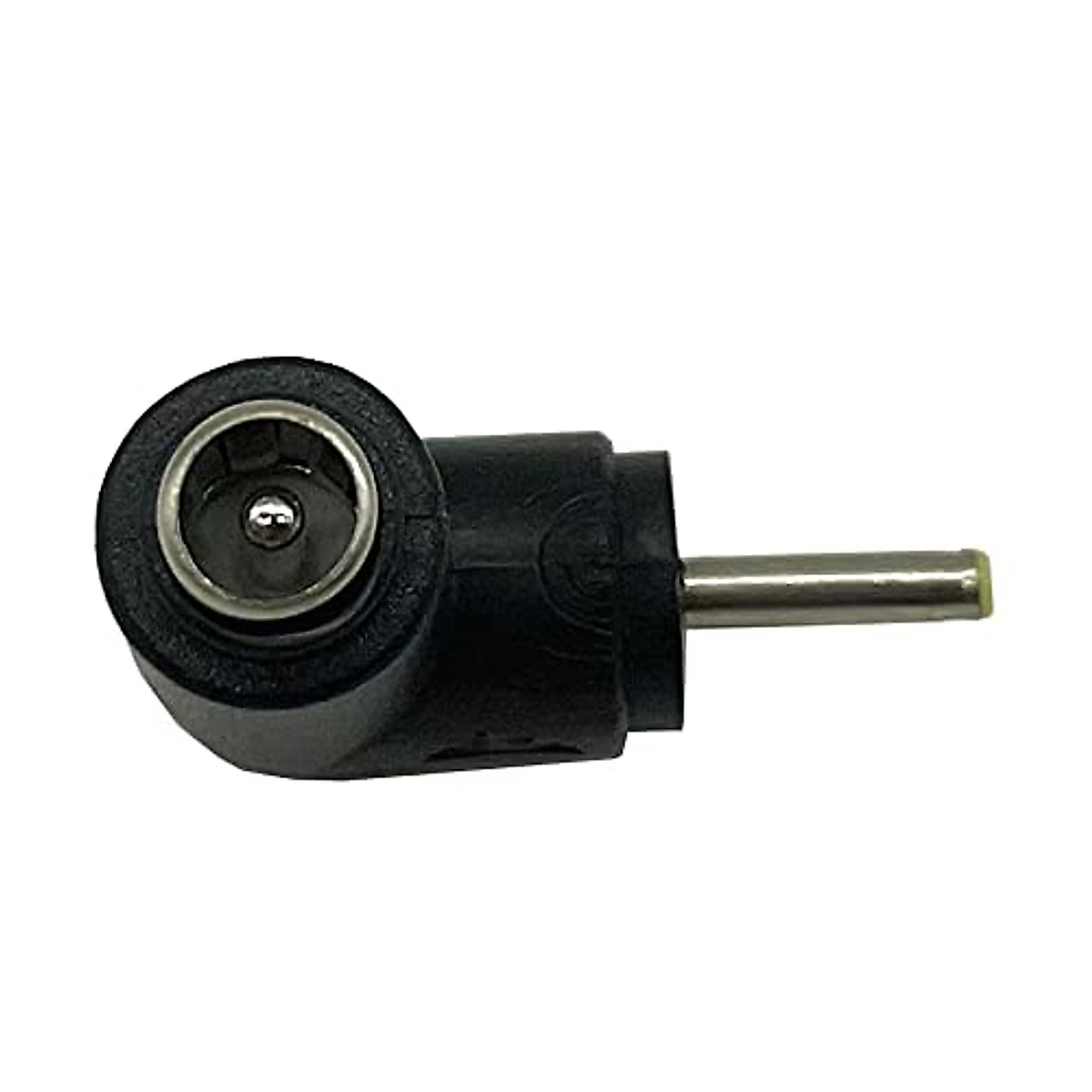 Dafensoy DC Barrel Power Jack Charging Cable Connector, 90 Degree Angle DC5.5 x 2.1 Female to 2.5 x 0.7 Male Adapter, Used for Notebook Computers, Tablet Computers, LED Lights, Routers, etc (2-Pack)