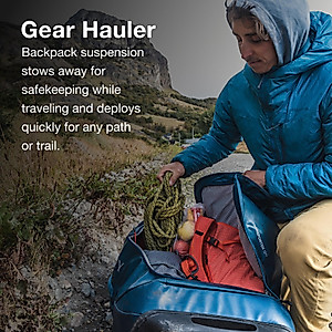 Osprey Transporter 40L Wheeled Travel Duffel Bag, Venturi Blue