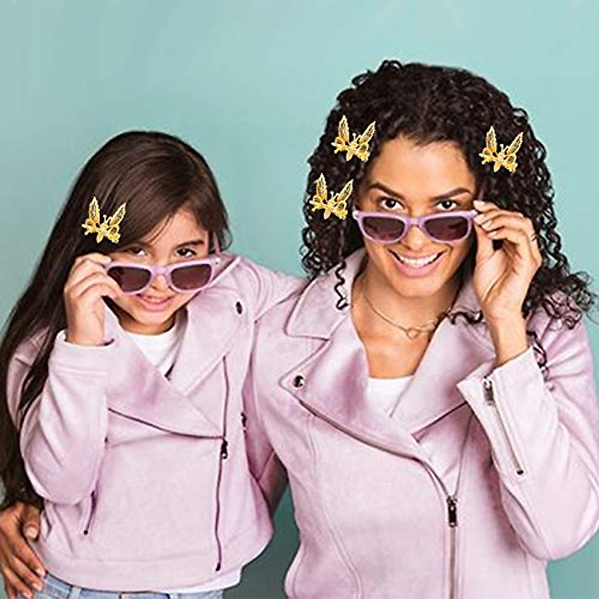 12 Pieces 3D Hair Clips Gold Metal Moving Butterfly Barrettes Clamps Pins Cute Hair Styling Accessories for Women and Girls