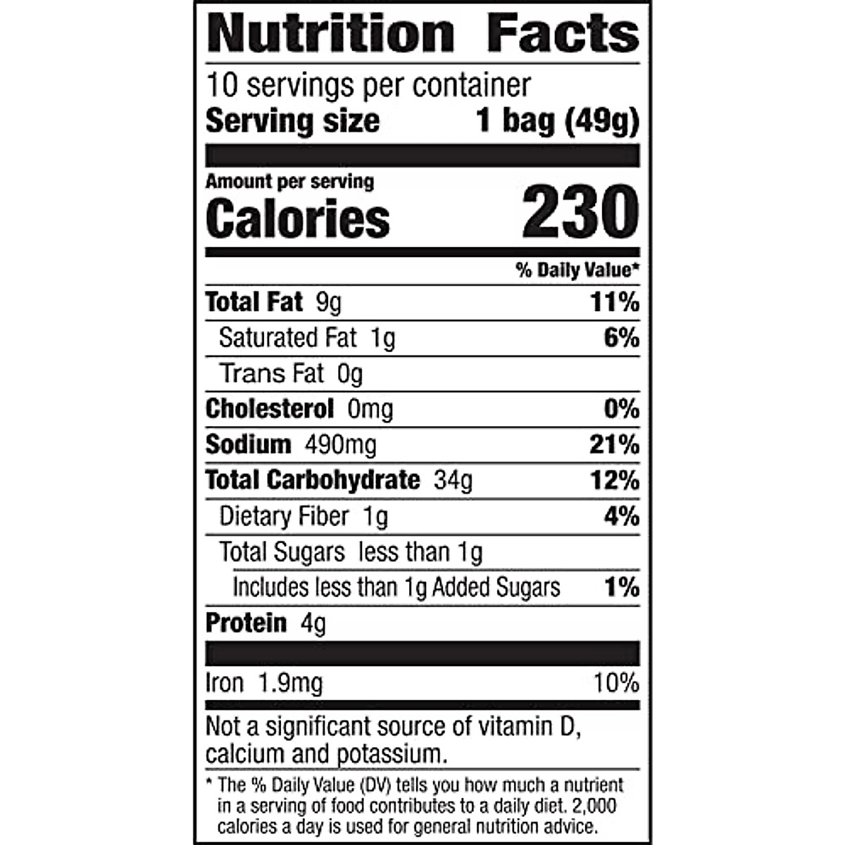Gardetto's Snack Mix, Original Recipe, Multipack Snack Bags, 1.75 oz, 10 ct