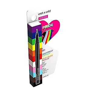 wet n wild Pride Breakup Proof Waterproof Liquid Eyeliner Pen, Black (1115479)