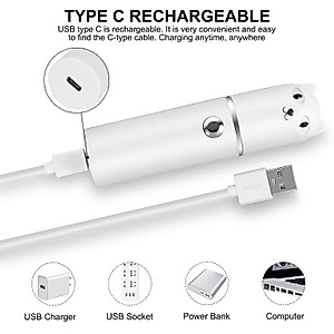 Flawless Hair Remover for Women, Rechargeable Painless Face Shavers for Women with 1× Replacement Head, Noise-Free Electric Facial Hair Removal on Full Charge, for Face, Upper Lips, Chin, Arms, Legs