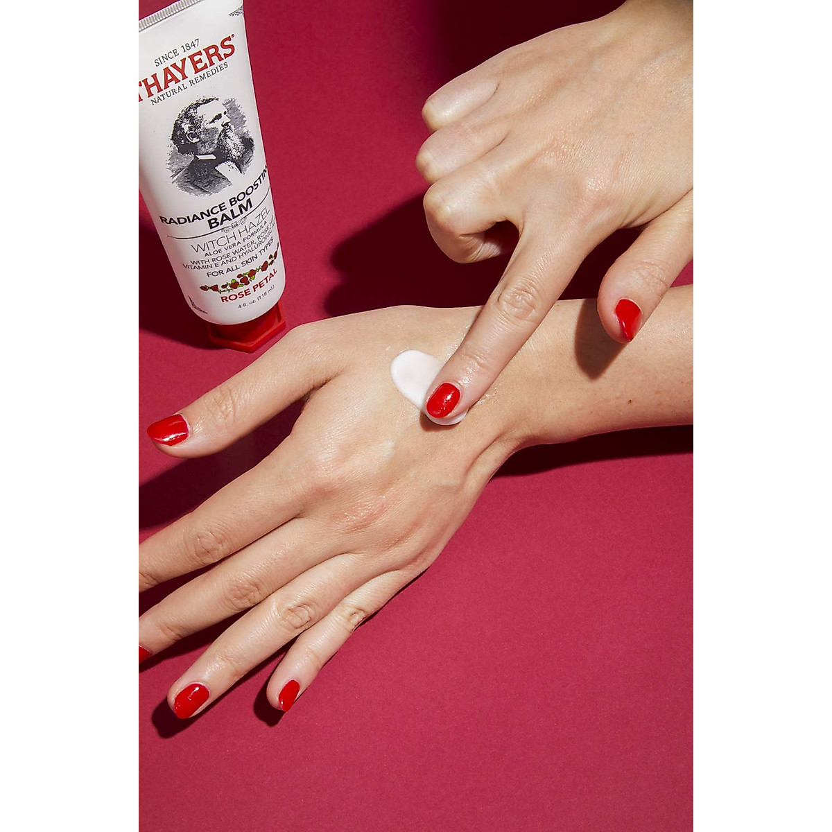 THAYERS Rose Petal Radiance Boosting Moisturizer with Hyaluronic Acid and Vitamin E, 4 Ounces