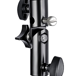 Neewer 3 Pieces Photo Studio Heavy Duty Metal Clamp Holder with 5/8-inch Tripod Light Stand Attachment for Reflector