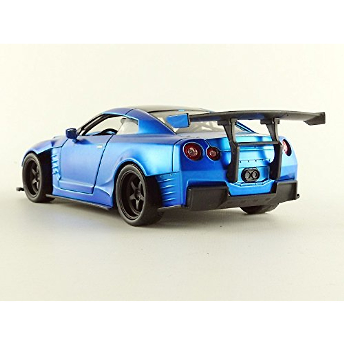 Jada Toys Fast & Furious 1:24 2009 Brian's Nissan GT-R R35 Ben Sopra Die-cast Car, Toys for Kids and Adults Blue