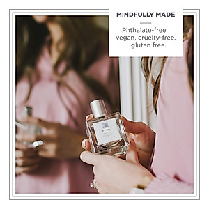 Zents Eau de Parfum (Petal) for Women & Men | Long-Lasting Clean Fragrance with Lily of the Valley, Rose & Lemon | Floral & Fresh Scent | 1.69 oz