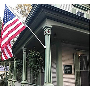 MTB 1 Inch Aluminum Wall Mount Flag Pole Bracket Display Flag in Multi- Position Premium Quality Flag Pole Holder Flag Pole Base Flag Stand Flag Bracket, Pack of 1