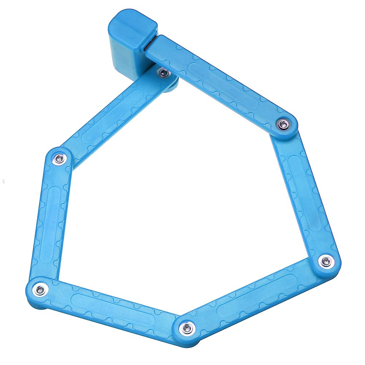 RASHU Folding Lock Motorcycle Bicycle Lock Anti-Theft Lock Mountain Bike Lock Joint Riding Equipment Motorcycle Electric Vehicle Lock Accessories