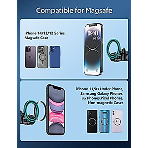 Amicus Magnetic CD Slot Phone Mount, Compatible for Magsafe, CD Player Cell Phone Holder with Strong Magnet, Car Phone Mount Compatible with iPhone 14 13 12 Pro Max All Phones