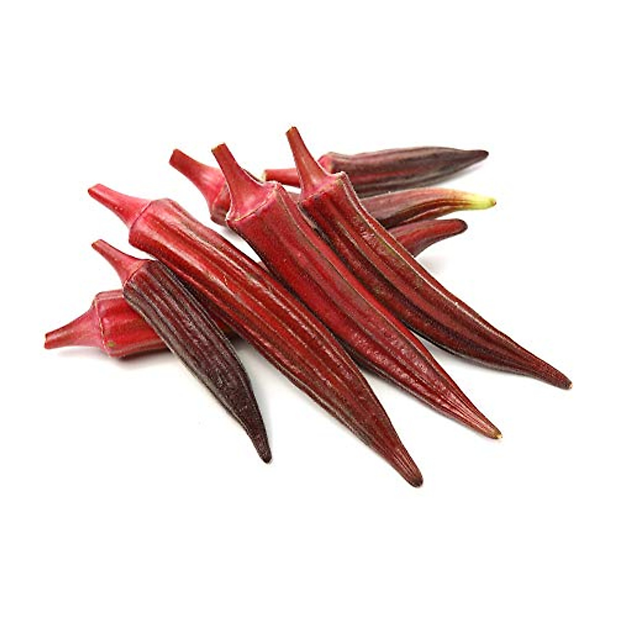 Red Burgundy Okra Seeds for Planting, 100+ Heirloom Seeds Per Packet, (Isla's Garden Seeds), Non GMO Seeds, Botanical Name: Abelmoschus esculentus, Great Home Garden Gift