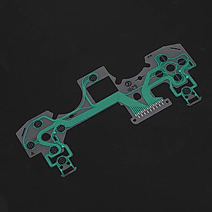 YOKATA Conductive Film, 10Pcs Ribbon Circuit Board Film Cable Replacement Part Green for Sony 4 Controller