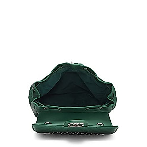 Chanel, Pre-Loved Green Chevron Lambskin Urban Spirit Backpack Small, Green