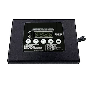 Digital Control Panel for masterbuilt, with LED Digital Display, Compatible with Masterbuilt ESQ30B, ESQ30S, 20070106 and Other Smoker Grill Models，Part Number：990050048