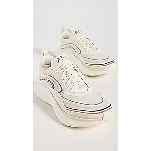 APL: Athletic Propulsion Labs Women's Streamline Sneakers, Pristine/Pink Onyx, 8 Medium US